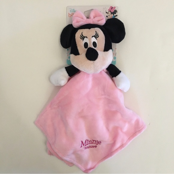 Disney | Toys | New Disney Baby Minnie Mouse Lovey Soft Toy Pink ...